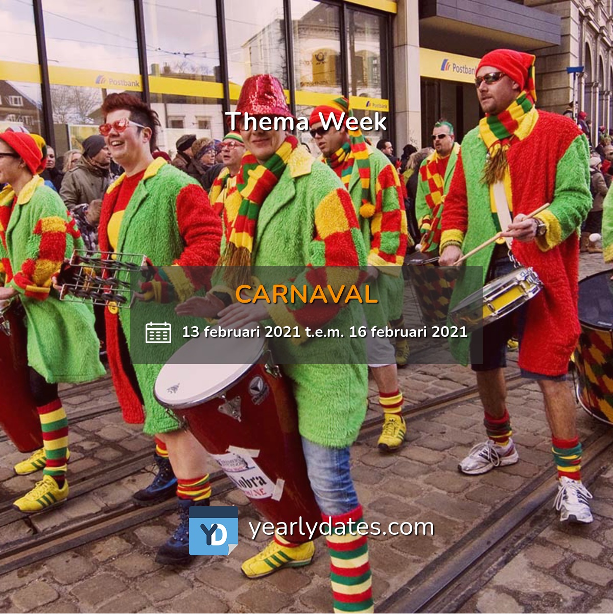 Carnaval, het jaarlijkse feest voor de Vasten